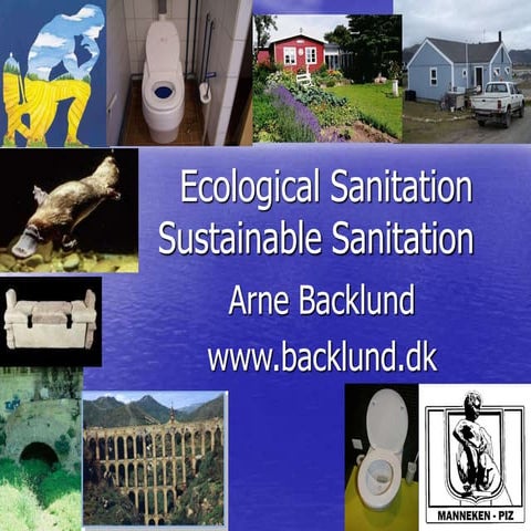 Ecological Sanitation - Sustainable Sanitation | PPT