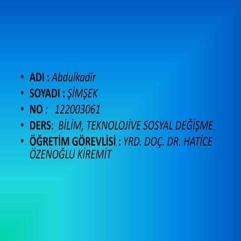 Abdulkadi̇r şi̇mşek | PPT