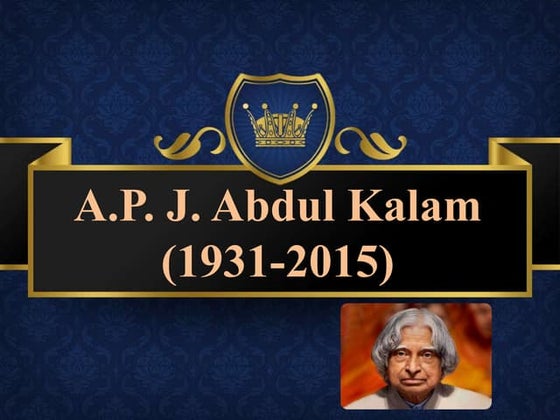 A.P.J.Abdul Kalam | PPT