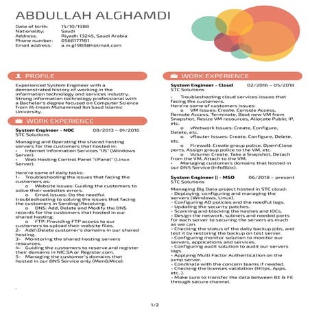 Abdullah AlGhamdi CV | PDF