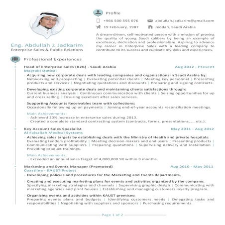 Abdullah Jadkarim's resume | PDF