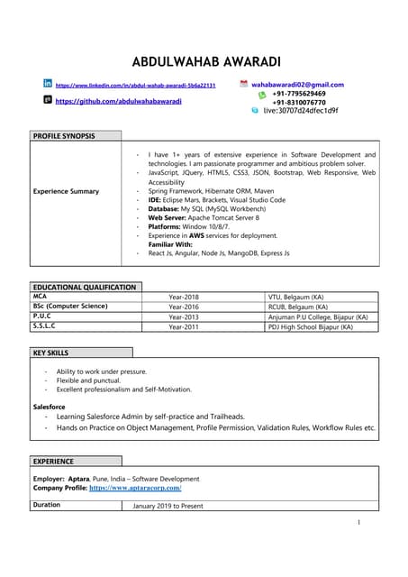 HARI 1.8 RESUME | PDF