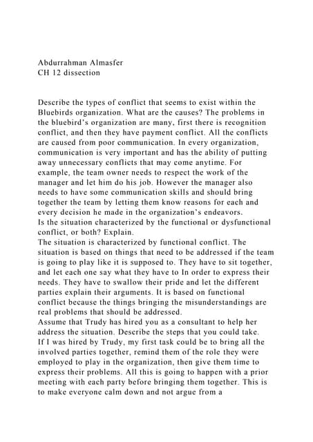 Abdurrahman Almasferch 12 Dissection Describe The Types Ofdocx 6253