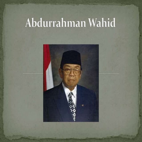 Masa pemerintahan gus dur | PPTX