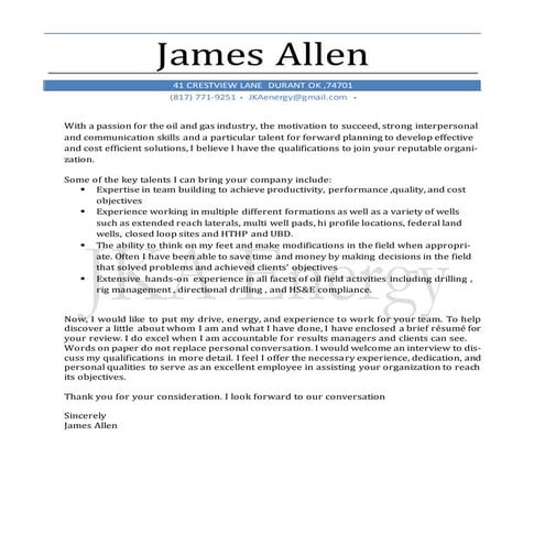 James Allen Resume | DOCX