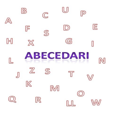 Abecedari | PPTX