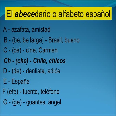 Abecedario | PPT