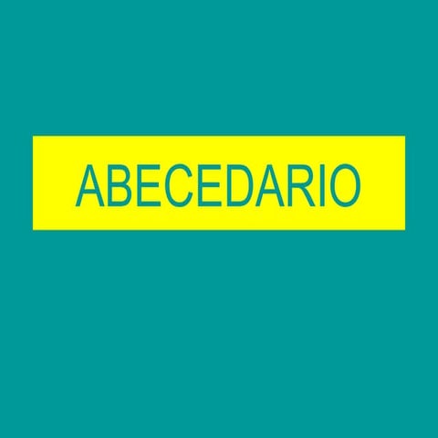 APRENDEMOS EL ABECEDARIO | PDF