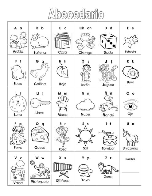 Cd con las letras del abecedario de la a a la j | PPT