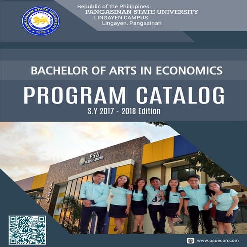 AB Economics Program Catalog S.Y 2017-2018 Edition | PDF