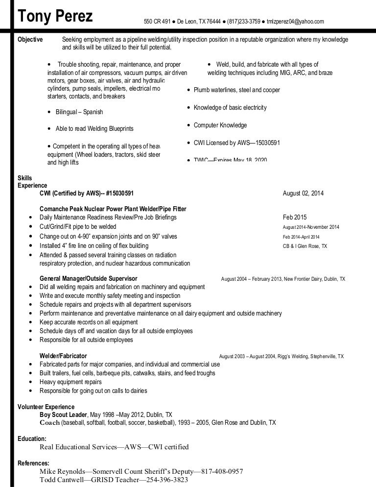 TonyPerez CWI Resume