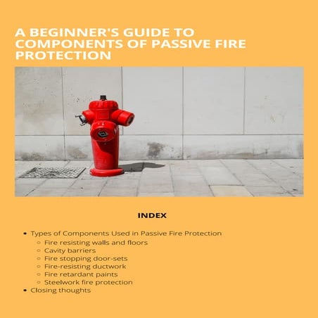 A Beginner's Guide to Components of Passive Fire Protection | PDF