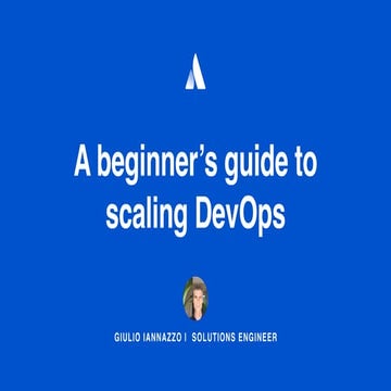A Beginners Guide To Scaling Devops Pdf Technology And Computing