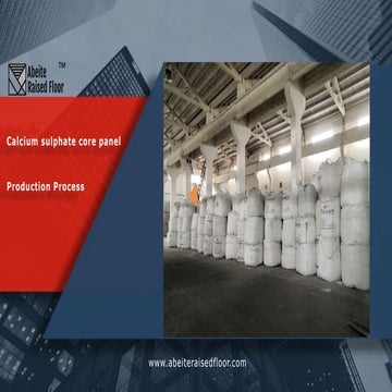 Abeite calcium sulphate core panel | PDF