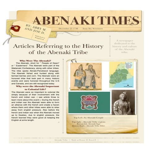 Abenaki times 2 1 | PDF
