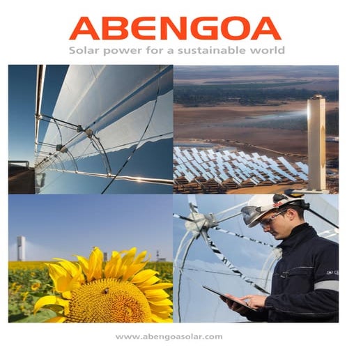 Abengoa Solar, power for a sustainable world | PDF