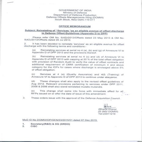 Abeyance removal memo | PDF