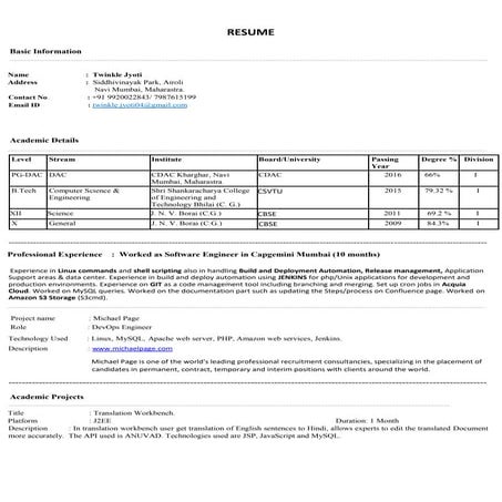 Resume_Twinkle_Jyoti | PDF