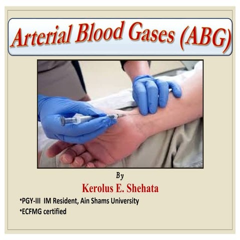 Arterial Blood Gases Interpretation, Bit-by-Bit approach | PPT