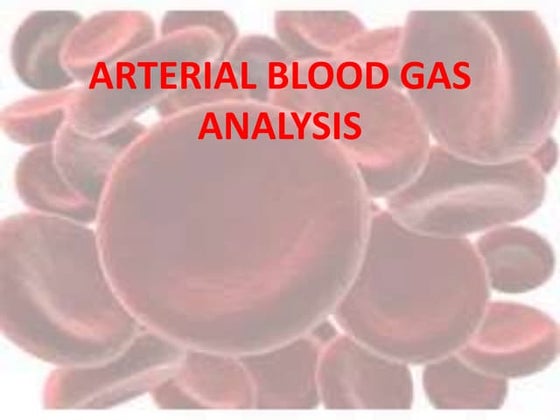 ABG Analysis ppt | PPT
