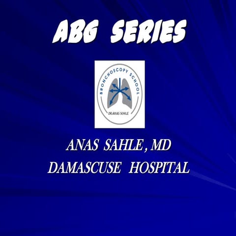 ABG interpretation an interactive session | PPTX