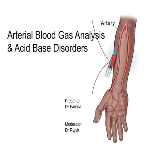 Arterial blood Gas Analysis with sampling method cases and discussions ...