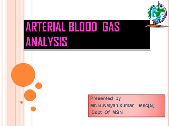 ABG Analysis ppt | PPT