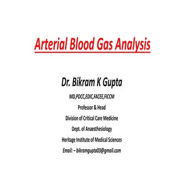 ABGS ,their interpretation and acid base disorders | PPTX