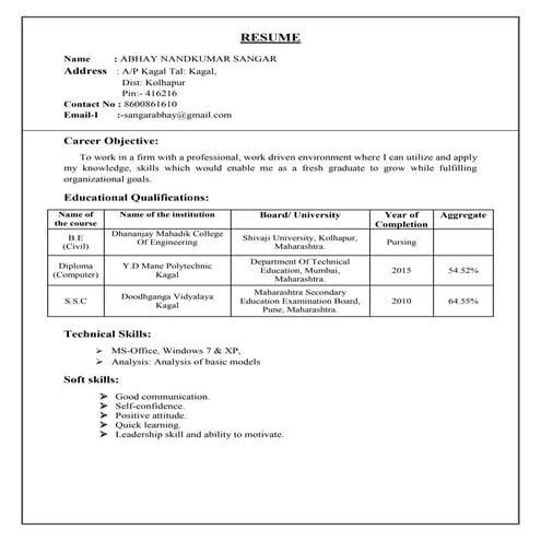 Shankar resume 02(1) | DOCX
