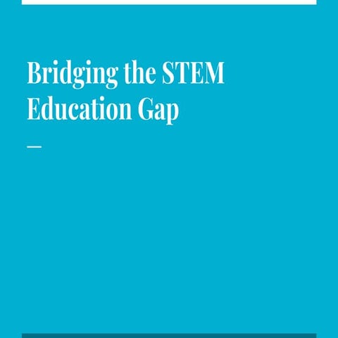 Bridging the Gap in STEM Education in India | PDF