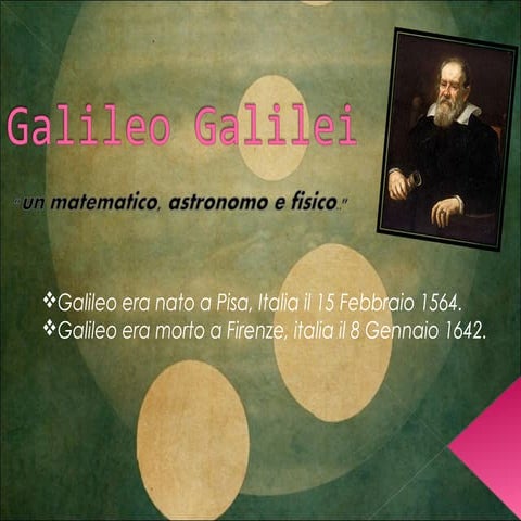 Abhay's galileo galilei | PPT