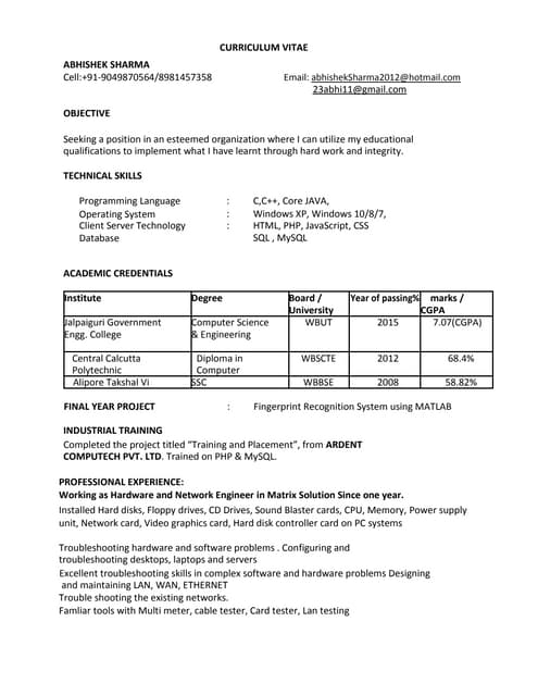 CHIRAG SHAH-RESUME | DOCX | Computer Software and Applications | Computing