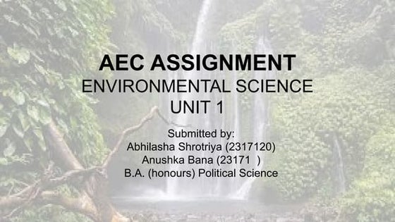 1.ENVIRONMENT first chapter ppt of msbte | PPT