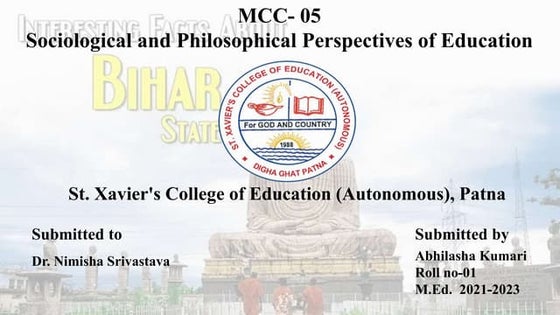 Presentation on Bihar. | PDF