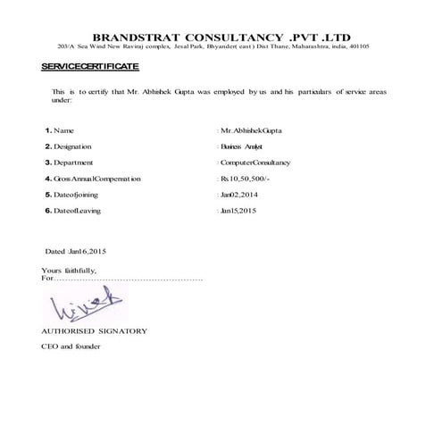 Abhi letter | DOCX