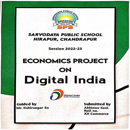 Economics Project Class 12th | PDF