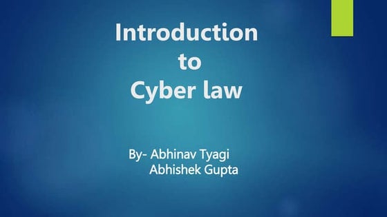 An Introduction to Cyber Ethics | PPT