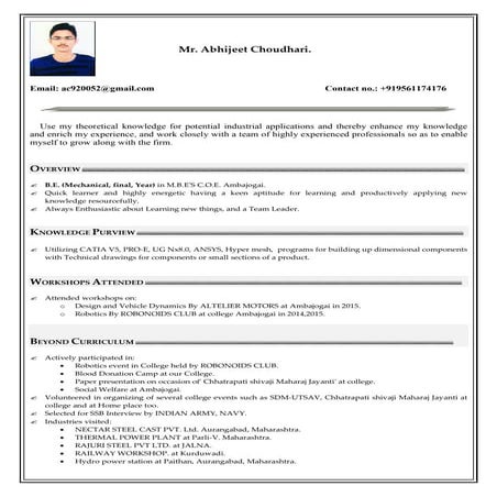 My resume | PDF