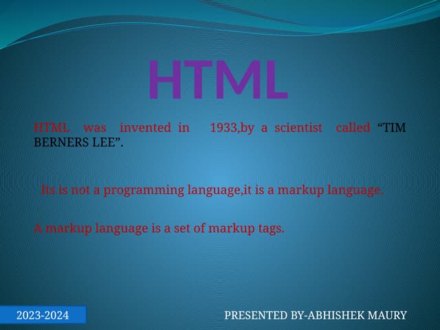 Abhishekpptx On Html And Css For Mini Project B Tech Ppt 0474