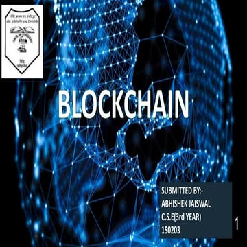 Abhishek Jaiswal Blockchain Ppt
