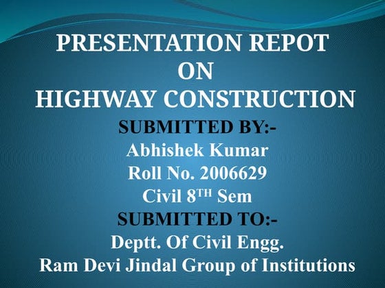 Stages Of Road Construction: Step by Step | PDF | Civil Engineering ...