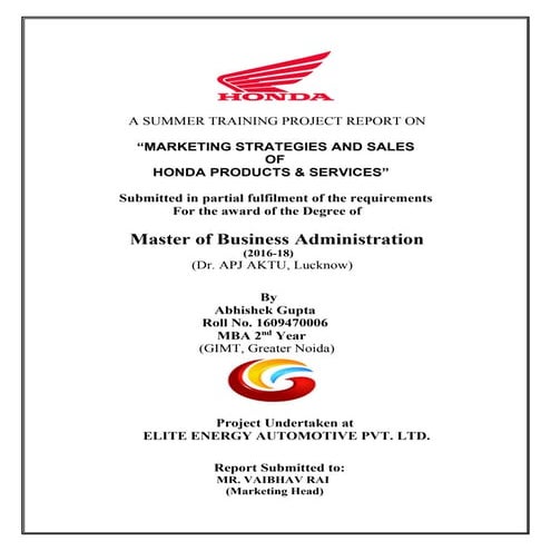 Honda Management and Organization | PDF