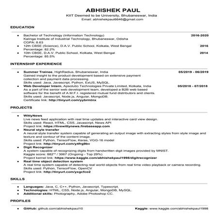 Resume | PDF