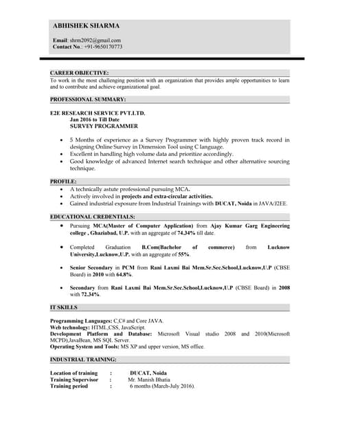 Off Campus Resume | PDF | Programming Languages | Computing