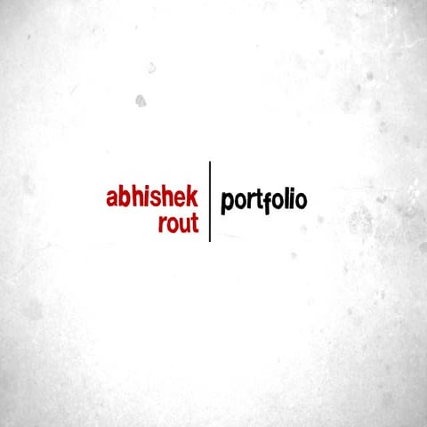 Abhishek Rout Portfolio | PDF
