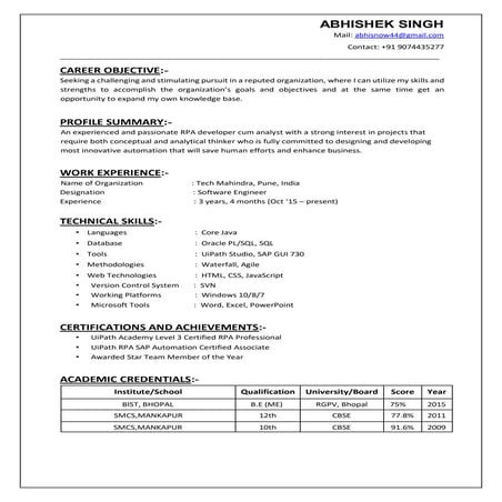 Abhishek singh | PDF