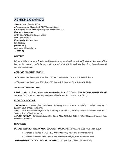 Abhishek Sahoos Very Very New Doc Pdf