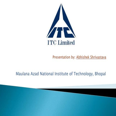 ITC lmt. live project working presentation | PPTX
