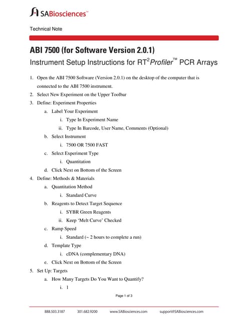 Abi 7500-2.0.3 | PDF | Chemistry | Science