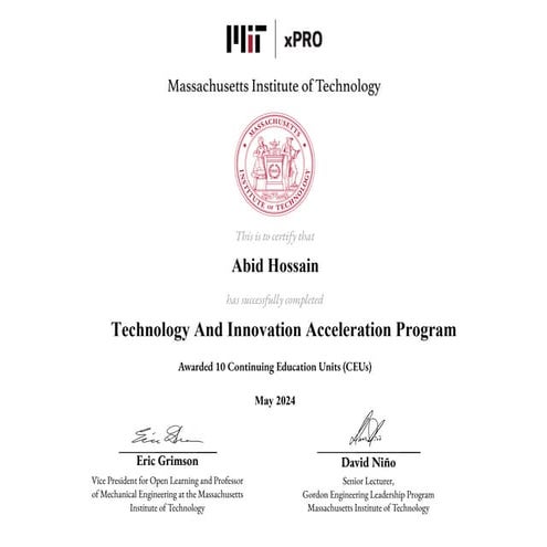 Technology And Innovation Acceleration Program | PPT